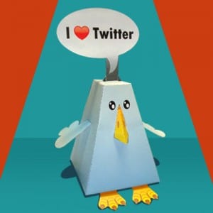 Twitter Paper Toy: For The Seriously Addicted Tweeps | Bit Rebels