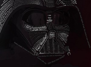 Star Wars Typography: Darth Vader Created With His Quotes | Bit Rebels