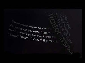 Star Wars Typography: Darth Vader Created With His Quotes | Bit Rebels