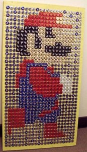 Gaming Art: Beer Bottle Cap Game Characters | Bit Rebels