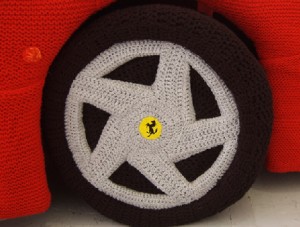 Yarn Ferrari: Carefully Knitted Using 12 Miles Of Yarn | Bit Rebels