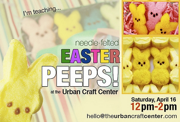 Fun Design: Fuzzy Felted Marshmallow Peeps | Bit Rebels