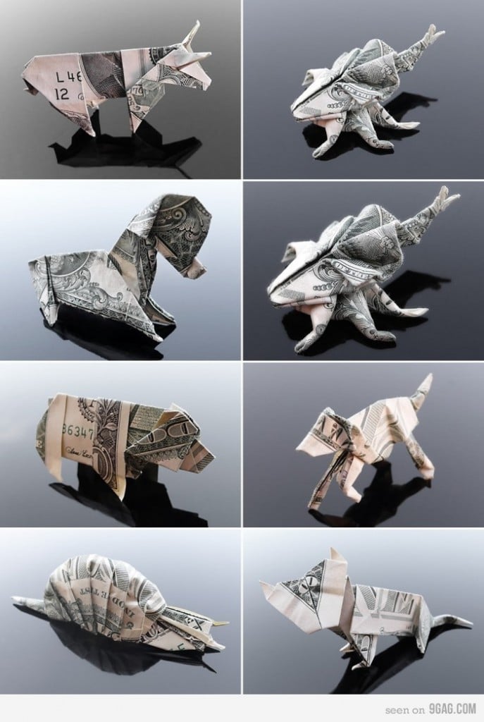Money Art: The Awesome Nerdery Of Money Folding | Bit Rebels