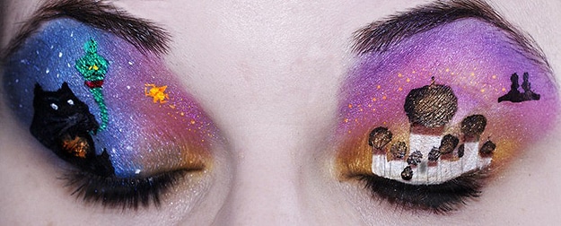 Eyelid Art: Nature & Movie Scenes Created On Eyelids | Bit Rebels