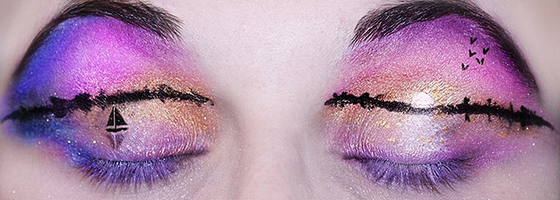 Eyelid Art: Nature & Movie Scenes Created On Eyelids | Bit Rebels