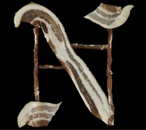 The Bacon Font: A Uniquely Delicious Alphabet | Bit Rebels