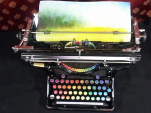 Design Inspiration: A 1937 Typewriter That Paints With Colorful Oils ...
