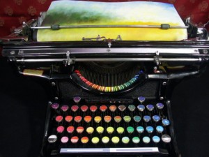 Design Inspiration: A 1937 Typewriter That Paints With Colorful Oils ...