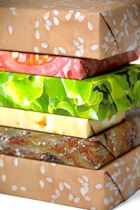 Cheeseburger Couture Gift Wrap: A Delicious Way To Wrap Your Gifts ...
