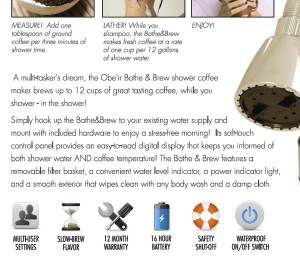 Bathe & Brew: Shower & Brew Your Coffee At The Same Time | Bit Rebels