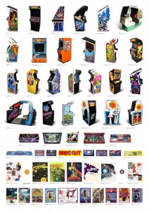 Arcade Art: Massive Vintage Video Game Chart | Bit Rebels