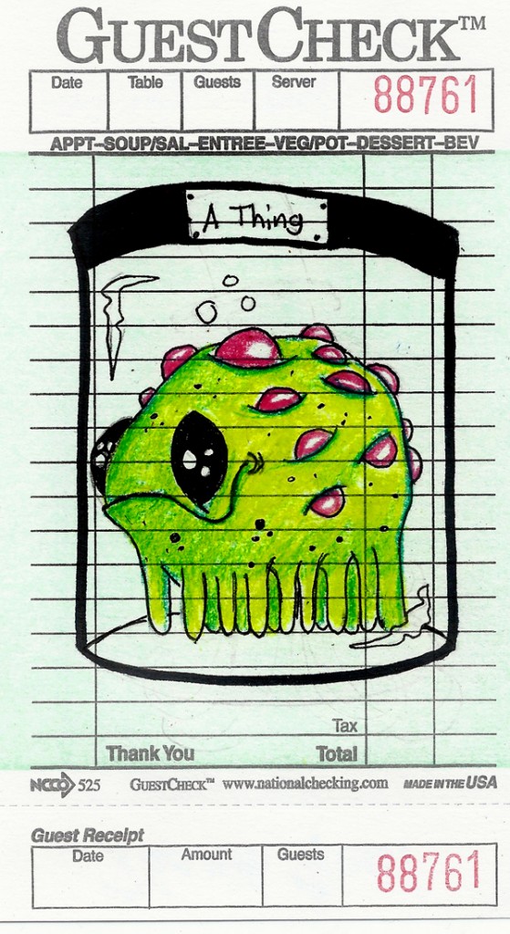 Receipt Art: Doodles On Restaurant Guest Checks | Bit Rebels