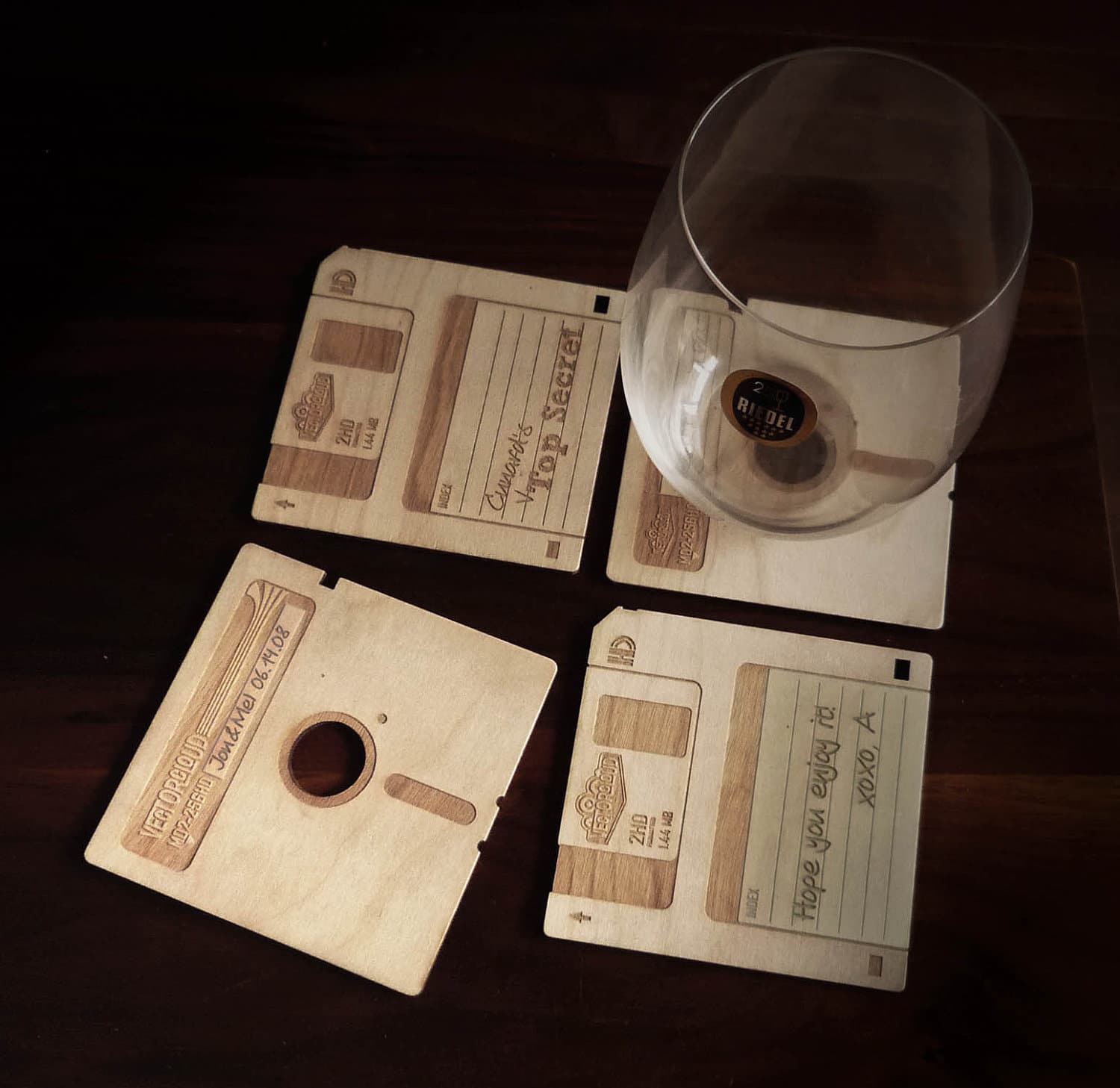 Floppy Disk Coasters: Wooden Retrofication | Bit Rebels
