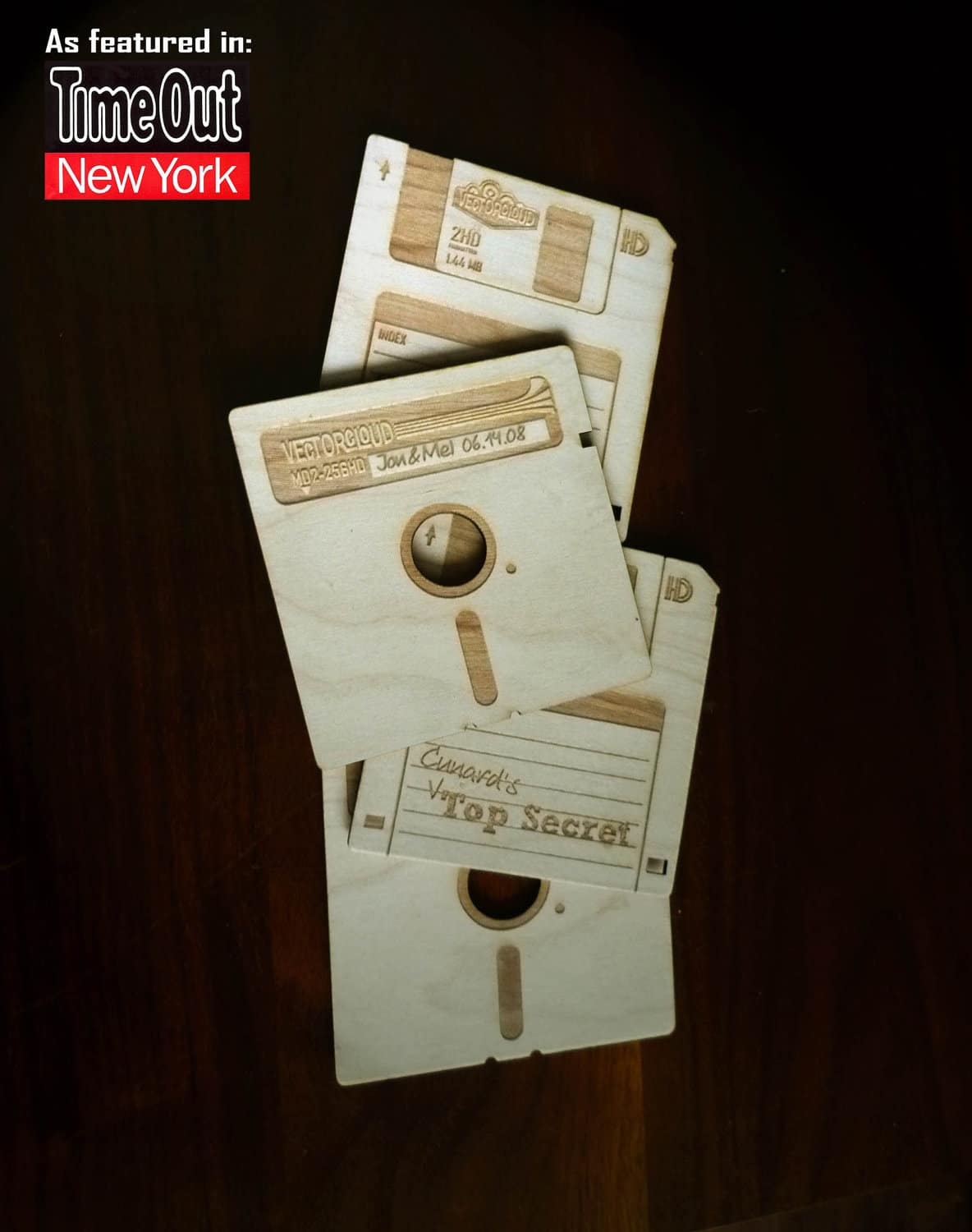 Floppy Disk Coasters: Wooden Retrofication | Bit Rebels