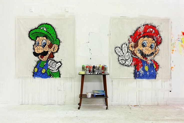 Mario's Graffiti World: Mario & Family Redesigned In Graffiti | Bit Rebels