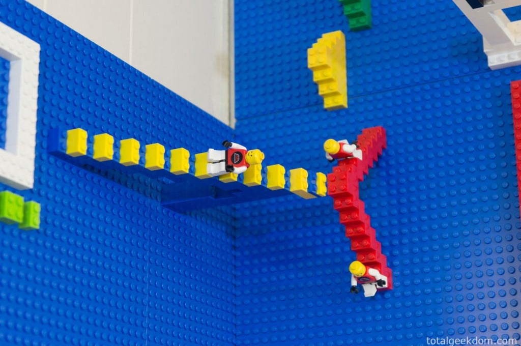DIY Vertical Lego Building Area On The Wall & Ceiling | Bit Rebels