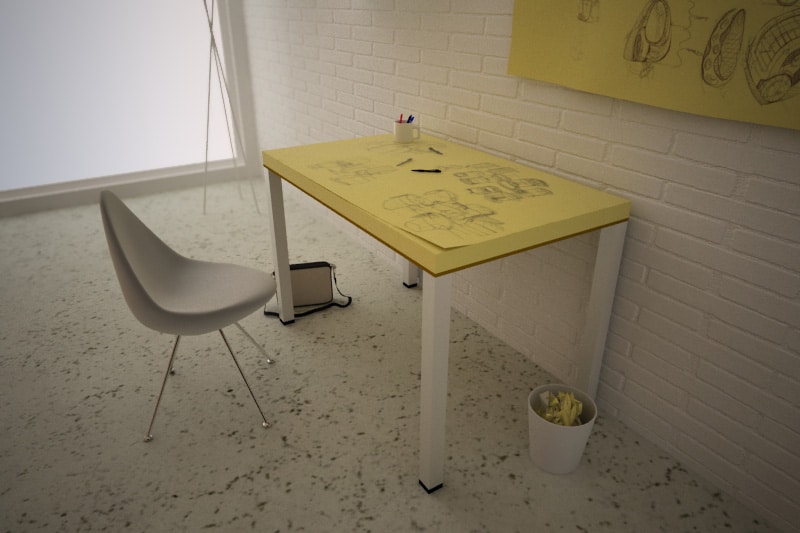 Post-It Topped Table Is Perfect For Forgetful People | Bit Rebels