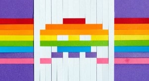 DIY Space Invaders Pixelated Paper Art | Bit Rebels