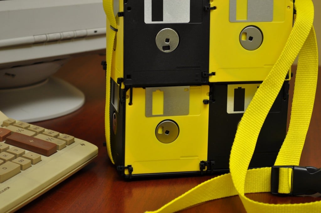 Retro Floppy Disk Storage Bag For The Ultimate Geek | Bit Rebels