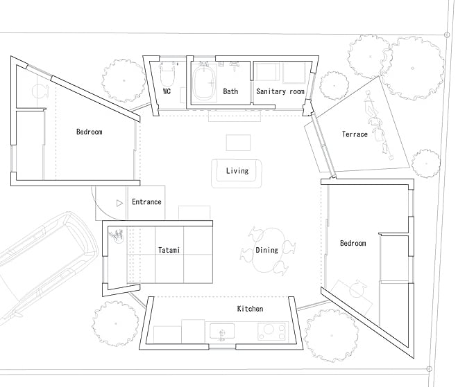 Unusual Architecture: The House Made From 6 Trapezoids