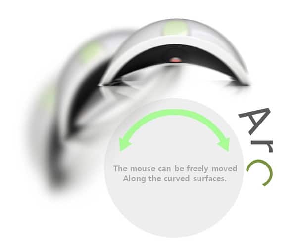 Arc Mouse Allows Browsing On Curved Surfaces | Bit Rebels