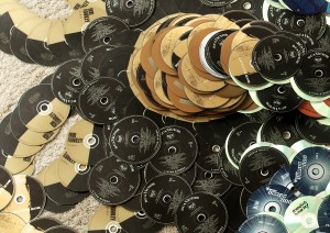 Creative Portraits Carefully Created By Using CDs