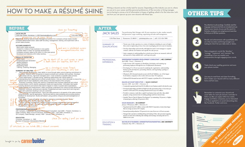 Resume Tips To Help You Land That Job [Infographic]