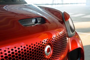 Custom Built Car With Front iPhone Connected Video Projector