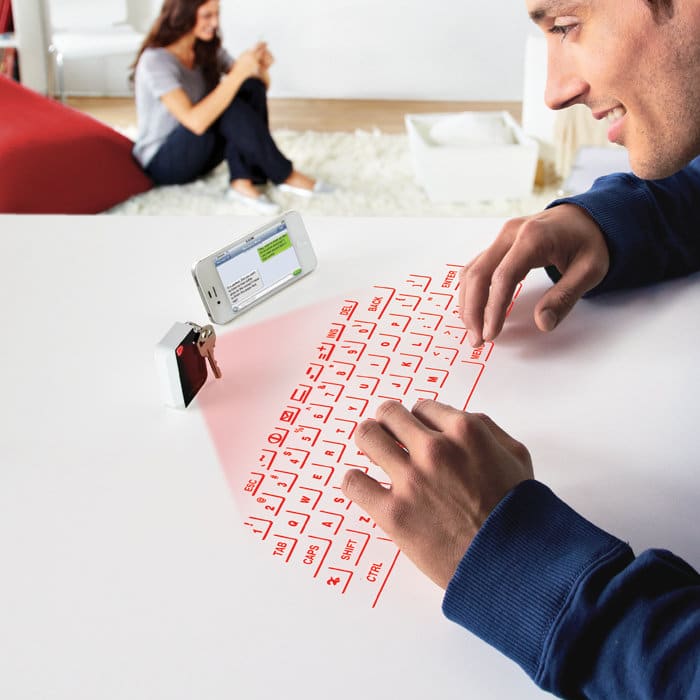 Pocket-Sized Virtual Keyboard Now Fits On Your Keychain
