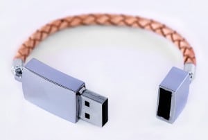 Leather USB Bracelet: Take Your Special Memories With You