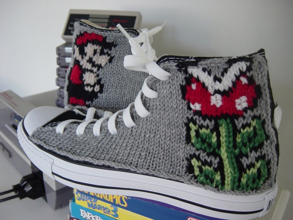 Knitted Converse Sneakers Let Your Inner Geek Come Out To Play