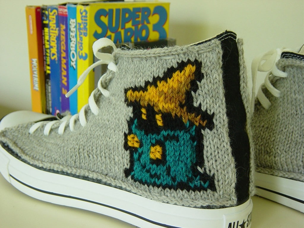 Knitted Converse Sneakers Let Your Inner Geek Come Out To Play