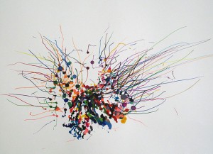 Bleeding Sharpie Markers Art Created In The Most Bizarre Way