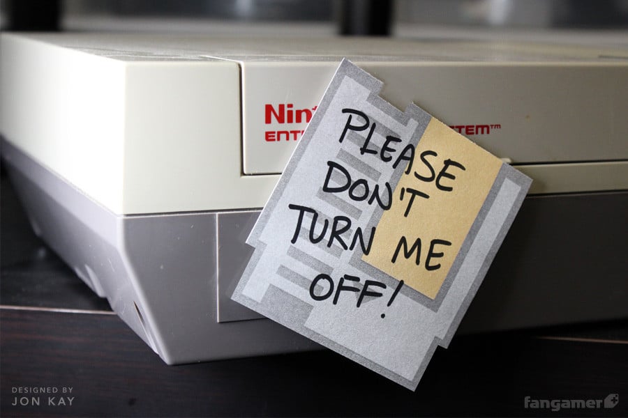 Creative Post-It Notes Now As Nintendo NES Cartridges