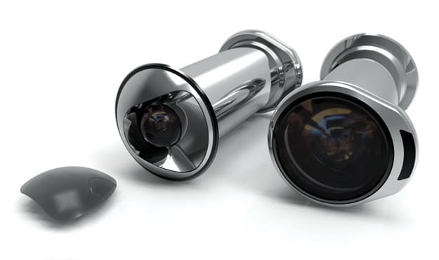 Innovative Portable Peephole Design Gives You A 360-Degree View