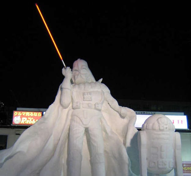 Star Wars Snow Sculptures To Inspire You [15 Pics]