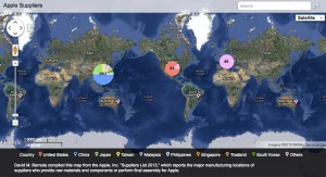 Worldwide Apple Suppliers Interactive Map Shows Where Apple Buys Parts