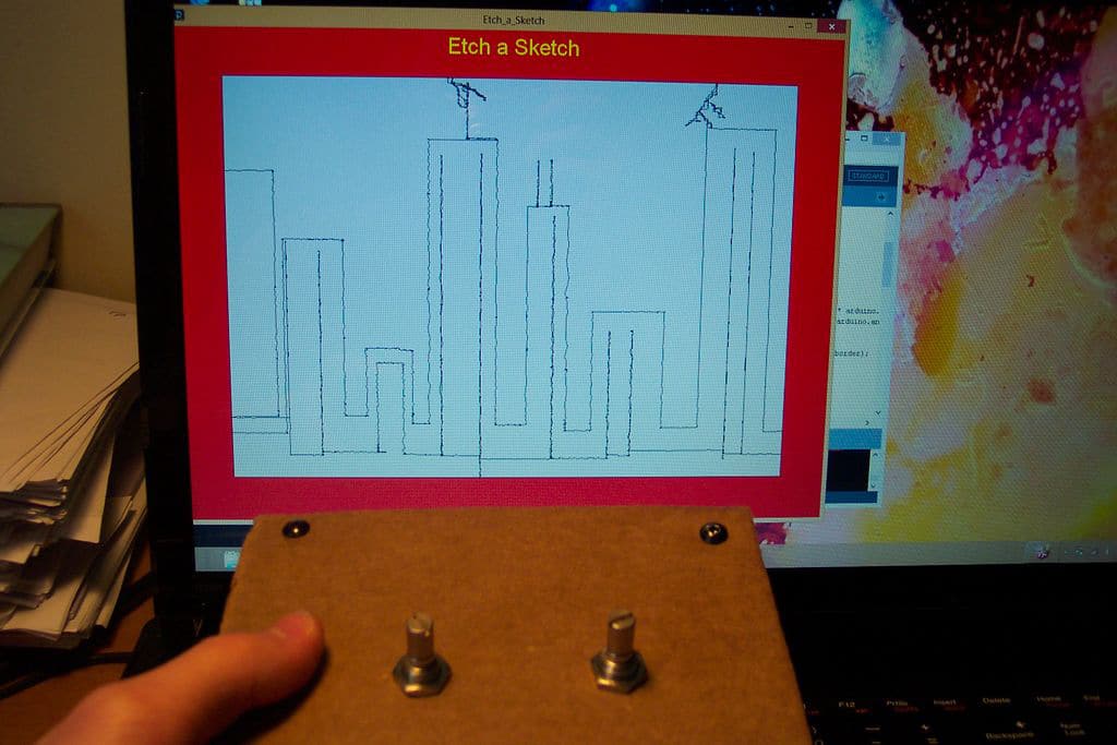 DIY Virtual High Tech Etch-A-Sketch (Complete With Shake-To-Erase) | Bit Rebels
