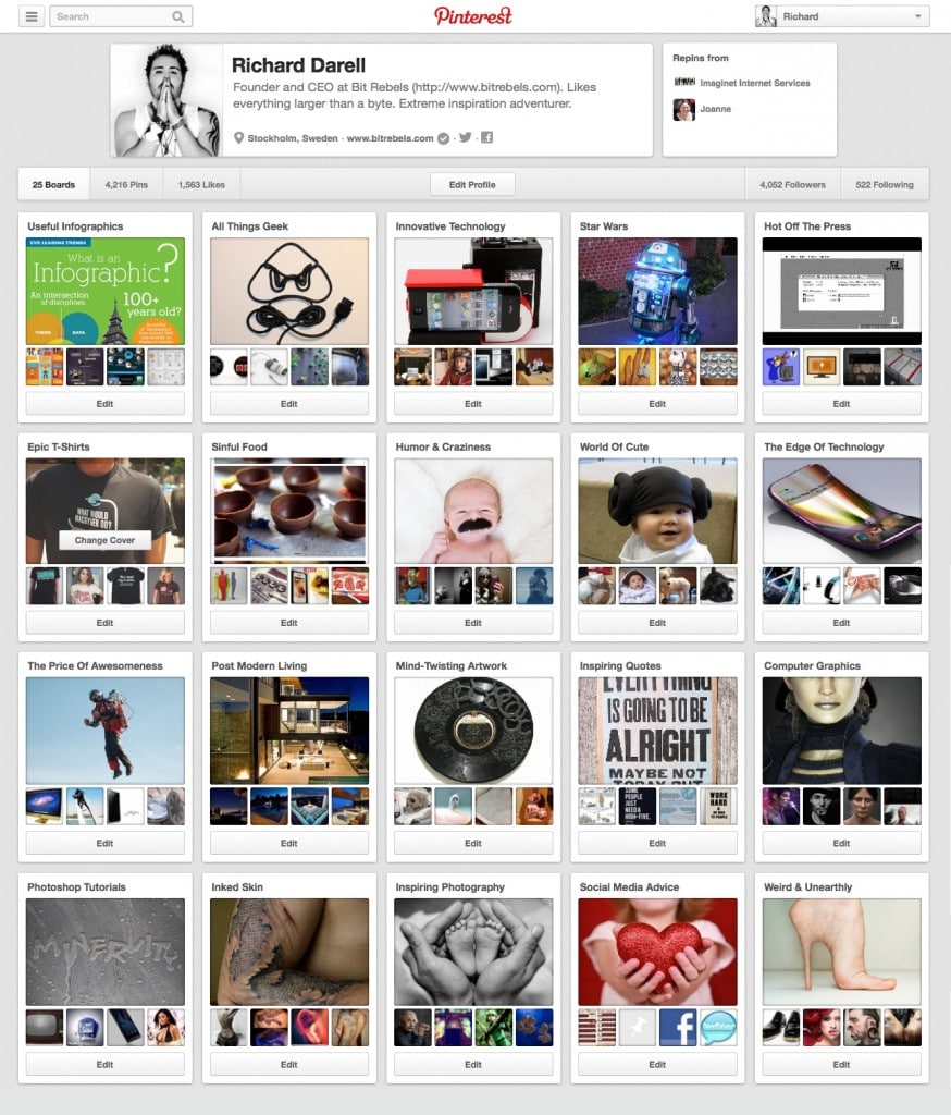 Pinterest's Pin View Gets A New Design With Larger Images | Bit Rebels