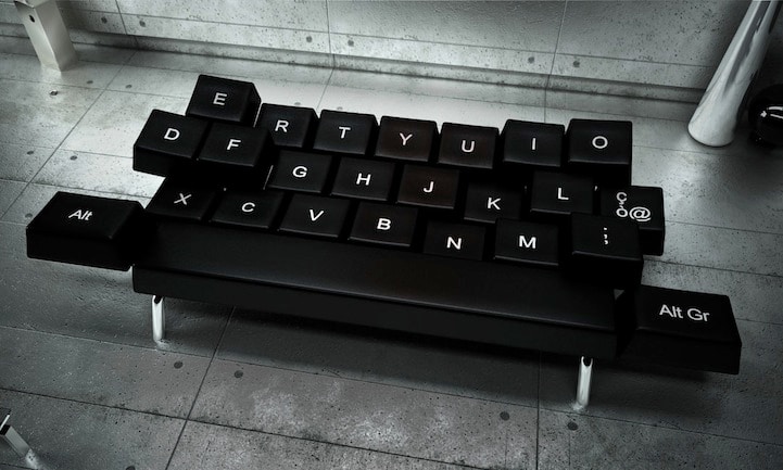 QWERTY Keyboard Sofa Bed: Perfect For Falling Asleep On Your Keyboard ...