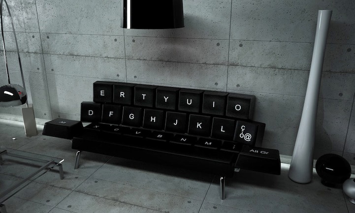 QWERTY Keyboard Sofa Bed: Perfect For Falling Asleep On Your Keyboard ...