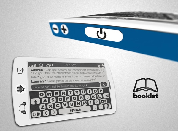 Booklet: First E-Ink Smartphone Concept Unveiled | Bit Rebels