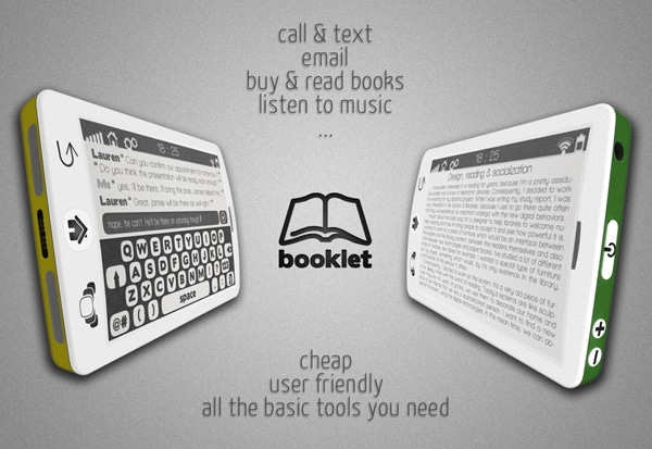 Booklet: First E-Ink Smartphone Concept Unveiled | Bit Rebels