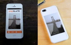 popSLATE E-Ink Case Turns Your iPhone Into A Double-Sided Smartphone ...