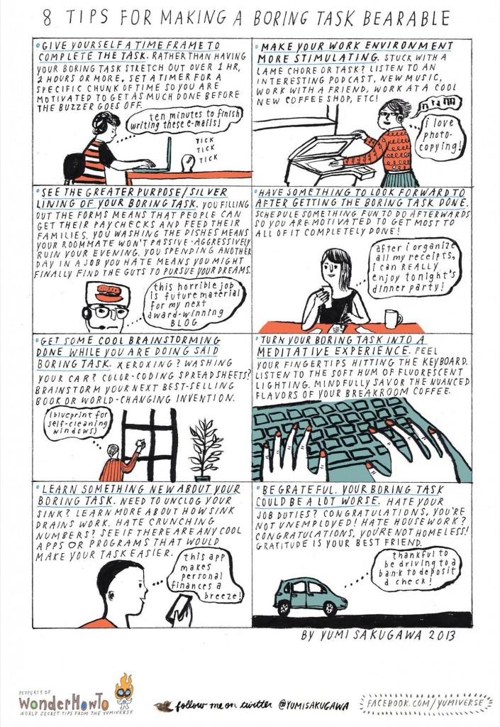 How To Feel Inspired Even If You Have A Boring Job [Chart] | Bit Rebels