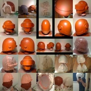 Daft Punk Helmet's 3-Month Creation Process Study In Images | Bit Rebels