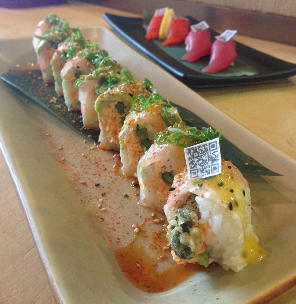 Interactive Food: High Tech Sushi With Edible QR Codes On Top | Bit Rebels