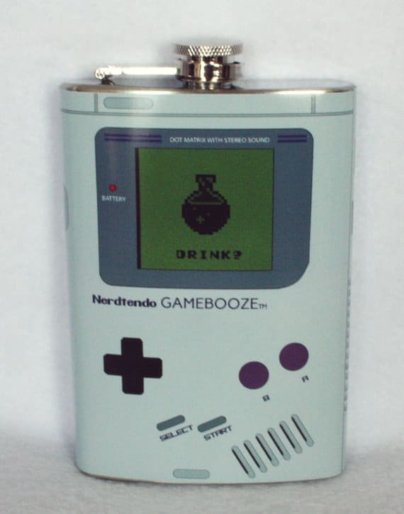 Nerdtendo Gamebooze Flask: Gaming Addiction Gone Too Far | Bit Rebels
