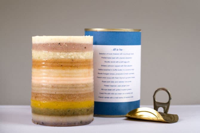 Enjoy An Elaborate 12 Course Dinner Which Is All Packed Into One Can ...