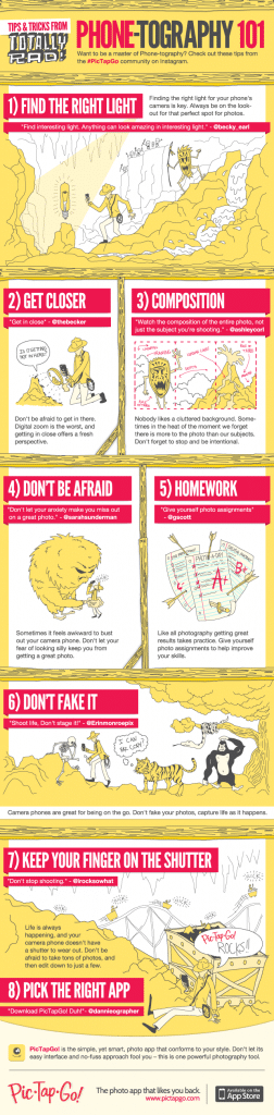 8 Tips To Perfect Your Mobile Photography Skills [Infographic] | Bit Rebels